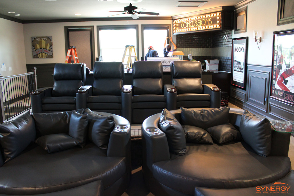Wesley Chapel Theater Room - Home Theater - Tampa - by Synergy Florida ...