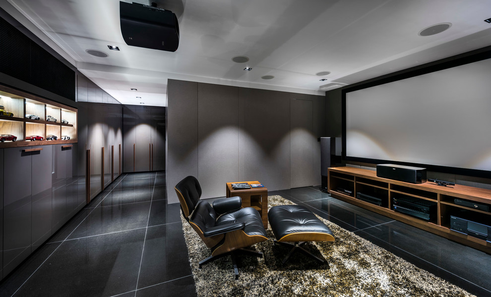 Crescent Road - Modern - Home Theatre - Singapore - by Renaissance ...