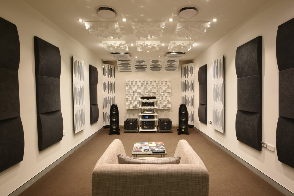 Hi-Fi Room - Modern - Home Theater - Sydney - by Sydney Hi-Fi Castle ...