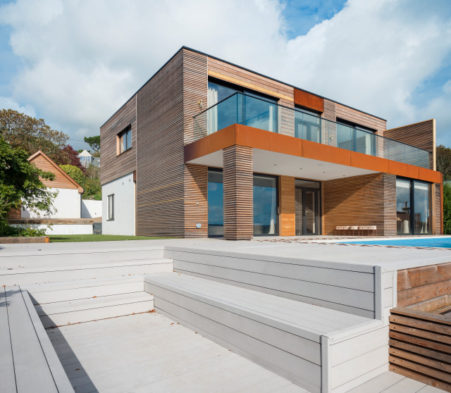 Beechwood - rear view - Coastal - House Exterior - Devon - by VESP ...