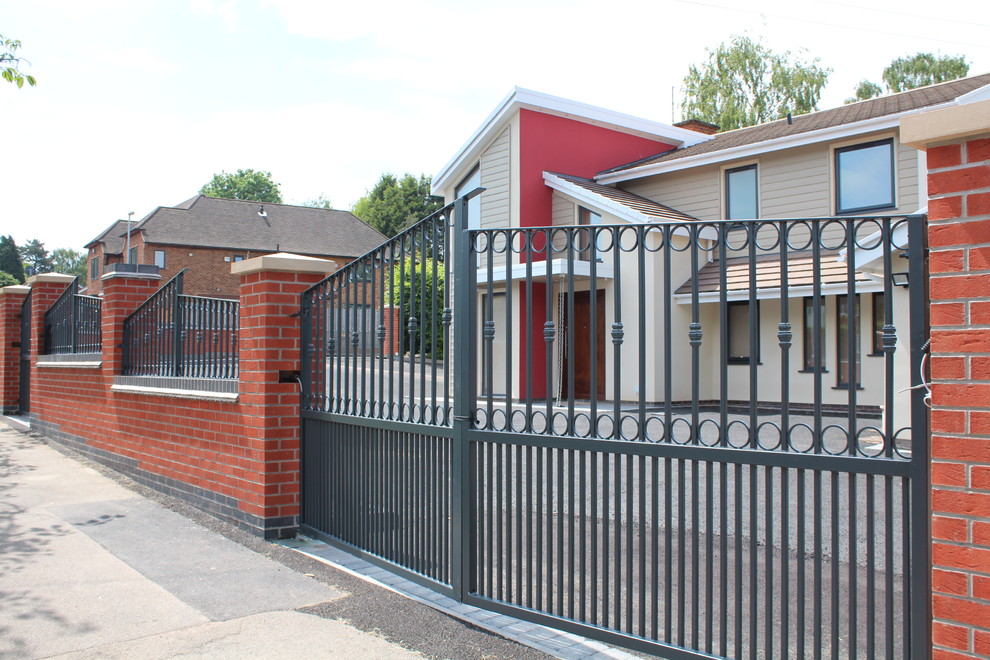 Bespoke gate and boundary wall - Contemporary - Exterior - Other - by ...