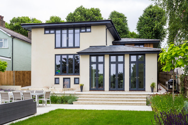 Bishop’s Stortford Contemporary Timber Windows and Doors - Modern ...