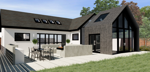 Charred Timber Extension - Scandinavian - Exterior - Sussex - by FRESH ...