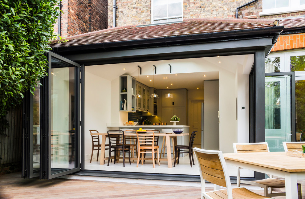 Contemporary Rear Extension on Edwardian Terrace - Victorian - Exterior ...