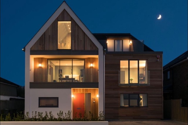 Contemporary seaside home in Whitstable - Contemporáneo - Fachada ...
