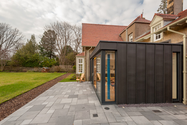 Contemporary zinc clad extension Edinburgh - Contemporary - House ...