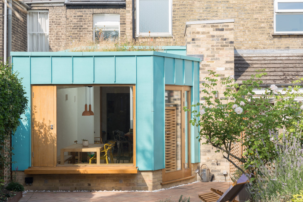Copper, Oak and Reclaimed Brick, Copper House - Contemporary - Exterior ...