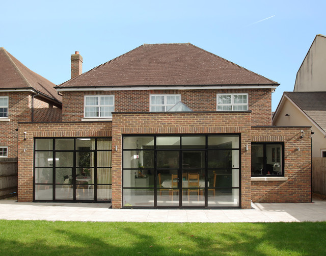 Crisp Modern Brick Extension - Contemporary - House Exterior - by id8 ...