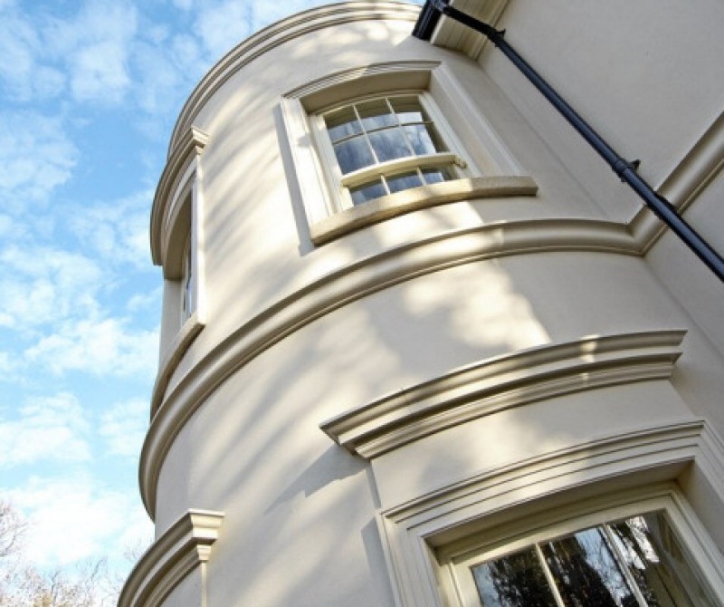 Curved Sash Windows - Traditional - House Exterior - Sussex - by Wood ...