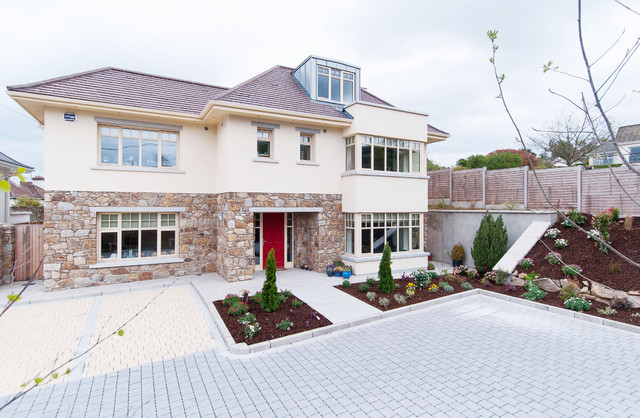Dalkey Avenue New House - Traditional - Exterior - Dublin - by Robert ...