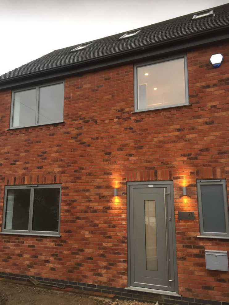Dark Silver Metallic Origin Windows Fitted in a New Build - Modern ...