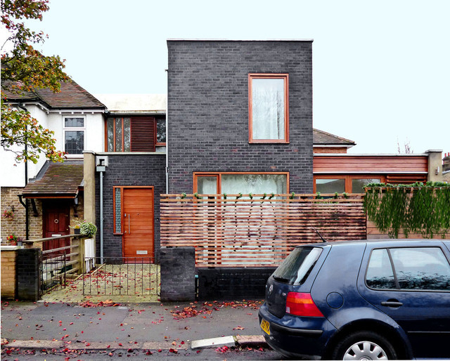 Ealing modern brick house - Modern - Exterior - London - by frontline ...