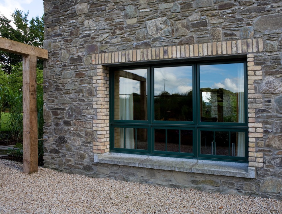 Finely Crafted Aluminium Clad Wood Casement Windows Combined With ...