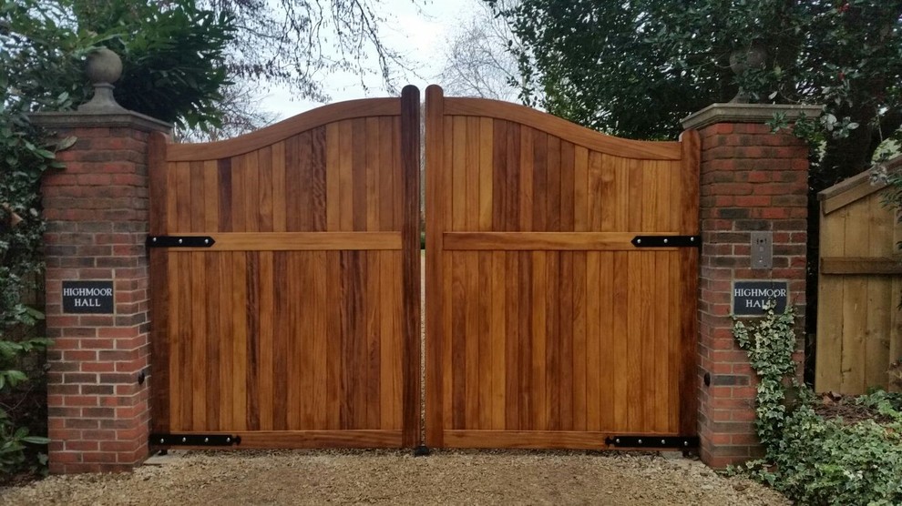 Fully Boarded Wooden Gates - Traditional - Exterior - Surrey - by ...