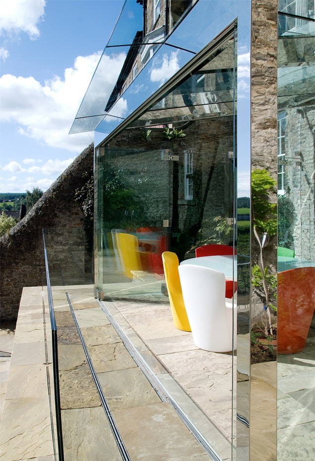 Glass Extension, North Yorkshire - Modern - House Exterior - London ...