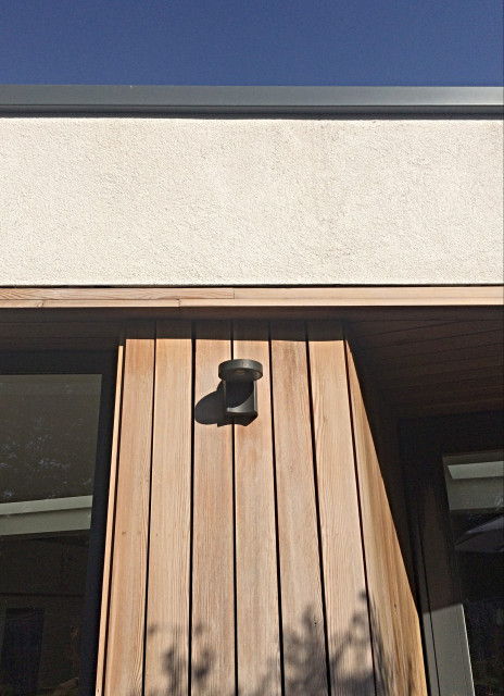 Grove House - Timber and render extension - Modern - House Exterior ...