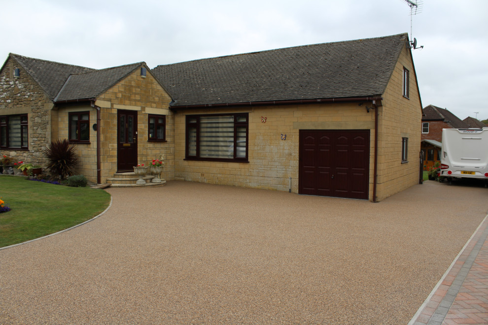 Installing trust aswell as paving - Traditional - Exterior - Wiltshire ...