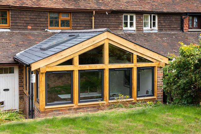 Ivy Cottage - New Oak framed single storey extension - House Exterior ...