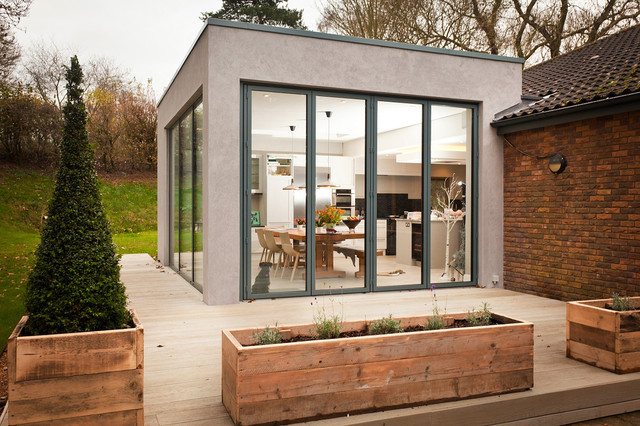 Kitchen and dining room extension - Contemporary - House Exterior ...