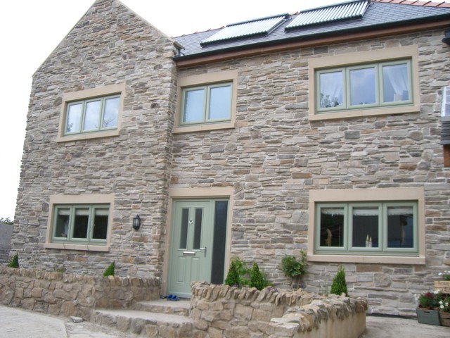 Mixed Stone Cladding - Traditional - House Exterior - Other - by ...