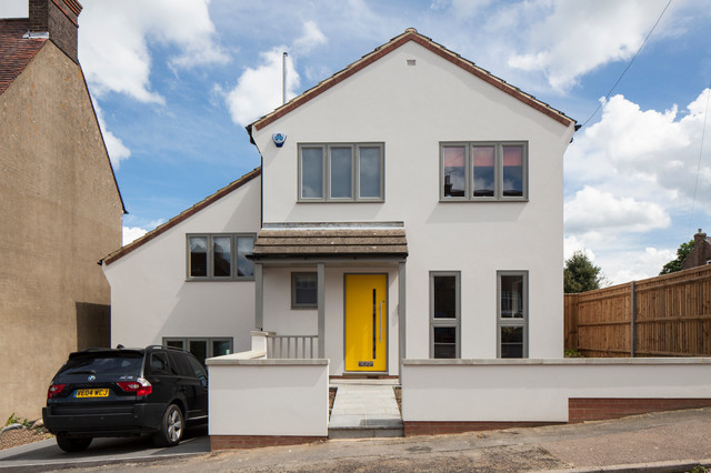 Modern Makeover to a 1980's House - Contemporary - House Exterior ...