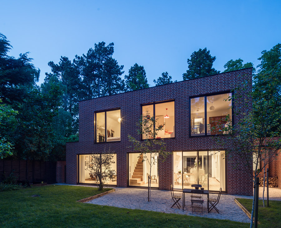 modern new build home, Newbury - Contemporary - House Exterior ...