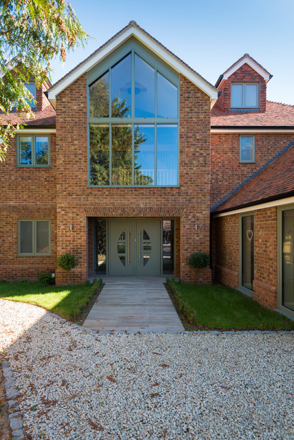 Modern Slimline Aluminium Windows - Modern - House Exterior - Berkshire ...