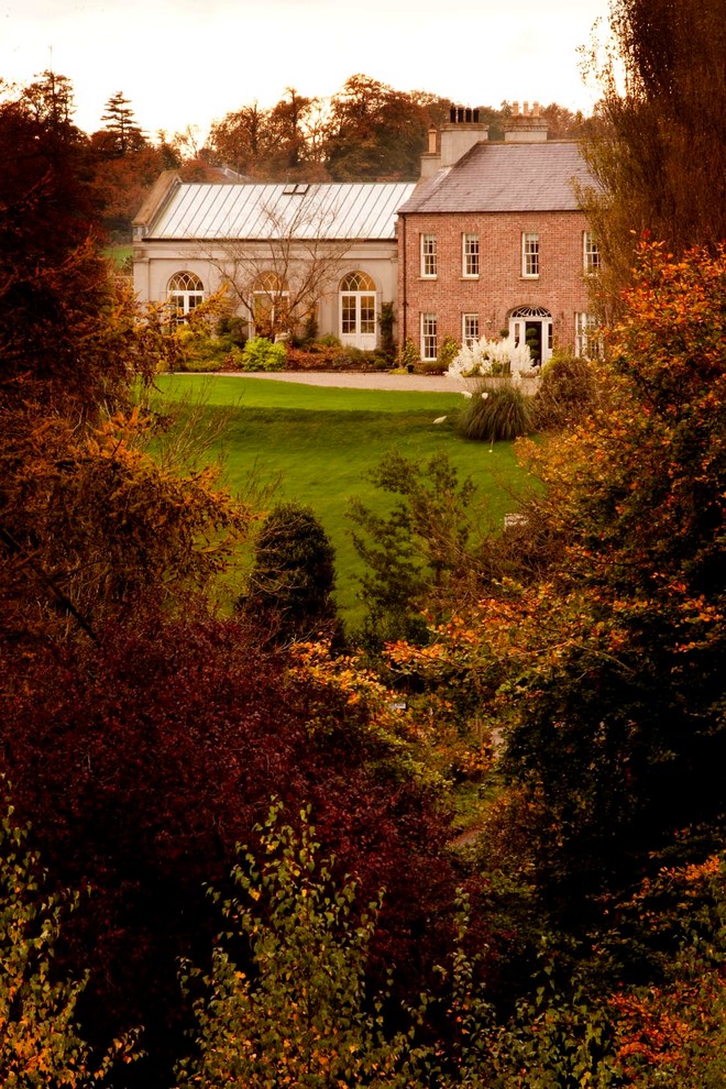 New build red brick country residence - Traditional - Exterior - London ...