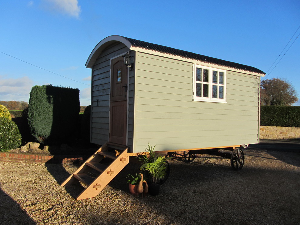 Shepherds Huts with kitchen and ensuite - Modern - Exterior - West ...