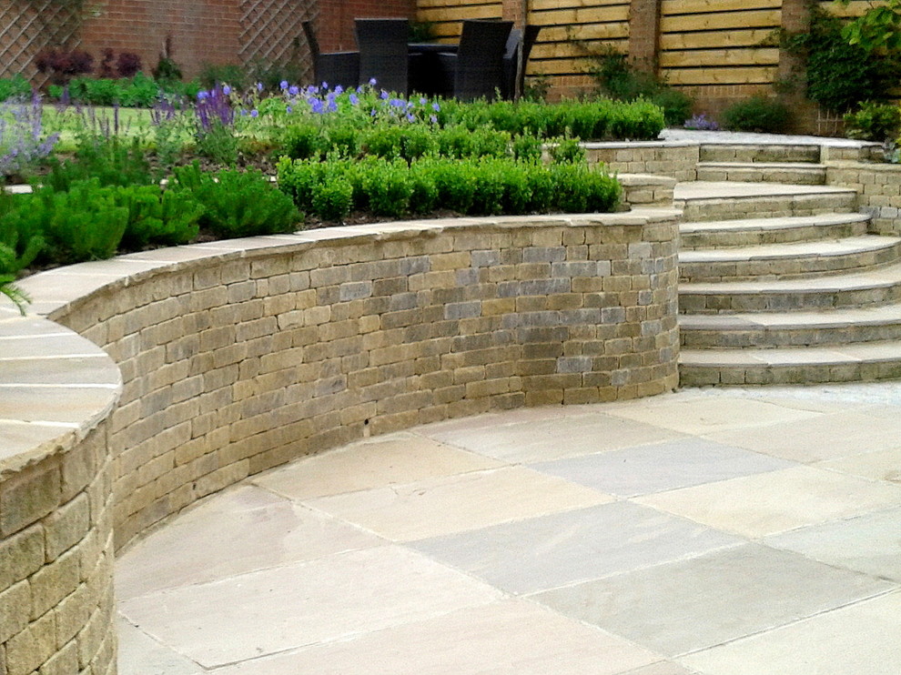 Split level garden with steps - Modern - Exterior - Other - by ...