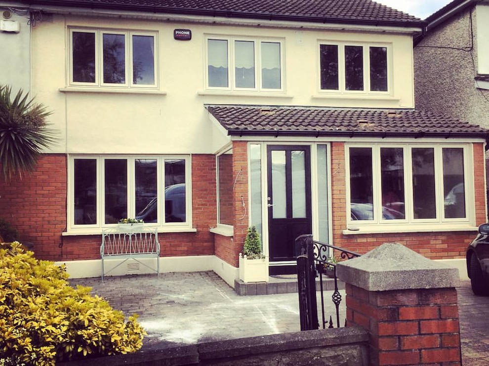 Stylish timber windows and front door installed by our team last week ...