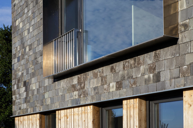 The Cut - Contemporary - House Exterior - Gloucestershire - by Charlie ...