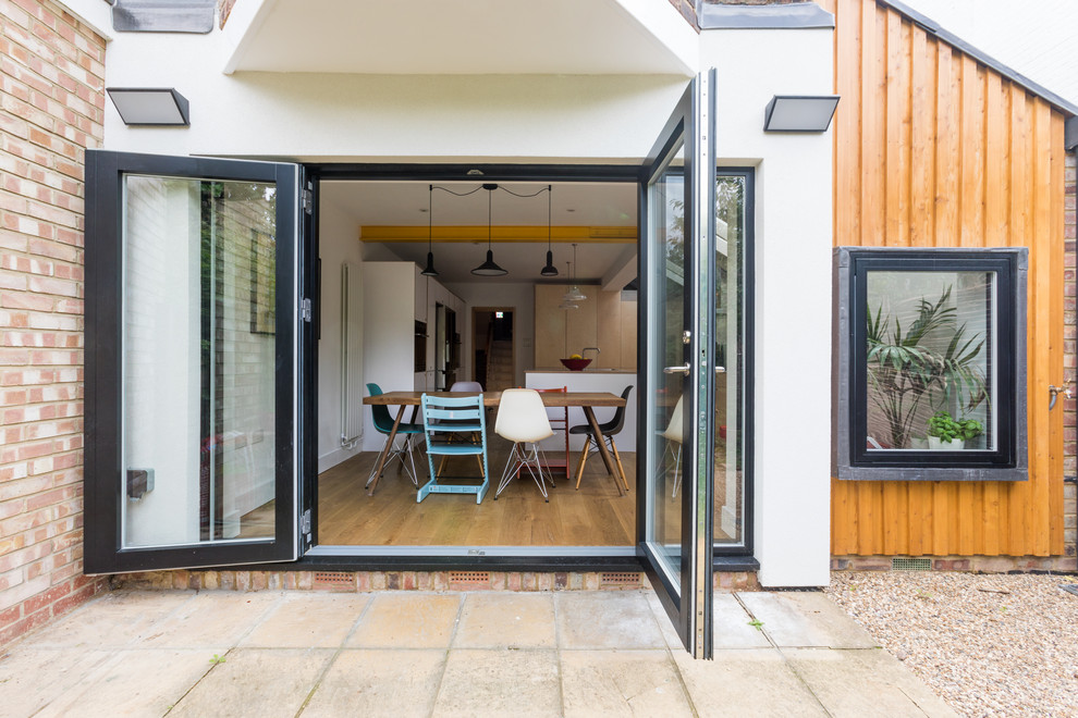 Timber clad side return extension - Contemporary - Exterior - London ...