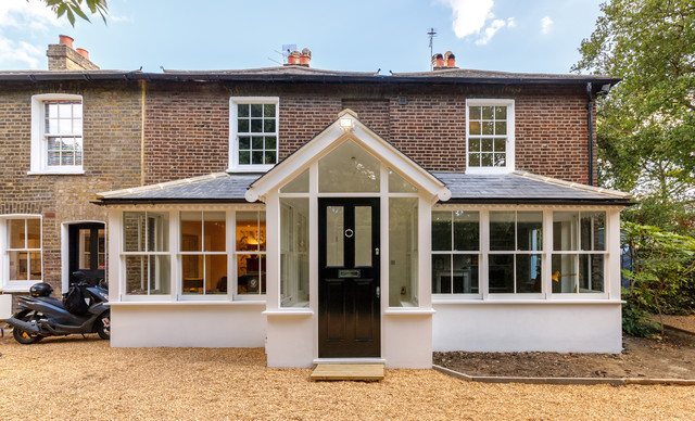 Timber Clad Two Storey Rear Extension - Traditional - House Exterior ...