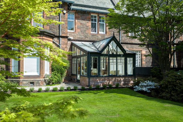 Traditional Timber Conservatory - Traditional - Exterior - Edinburgh ...