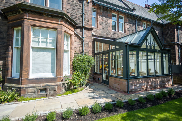 Traditional Timber Conservatory - Traditional - Exterior - Edinburgh ...