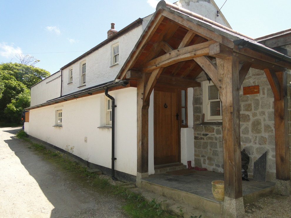 Trenerth Cottage Oak Frame - Façade - Cornouailles - par Cornwall ...