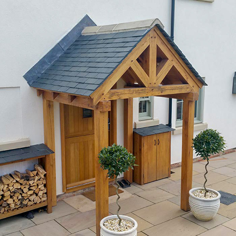 Utility room entrance oak porch - Exterior - Other - by Oak By Design ...