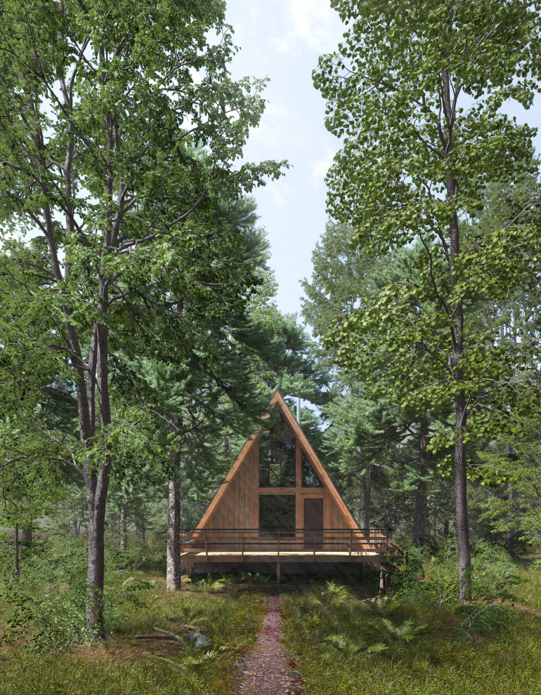 Woodland Cabin - Rustic - Exterior - Other - by Paul Craig 3D ...