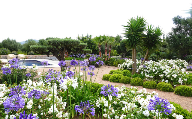 Stunning garden design in a converted monastery - Mediterranean ...