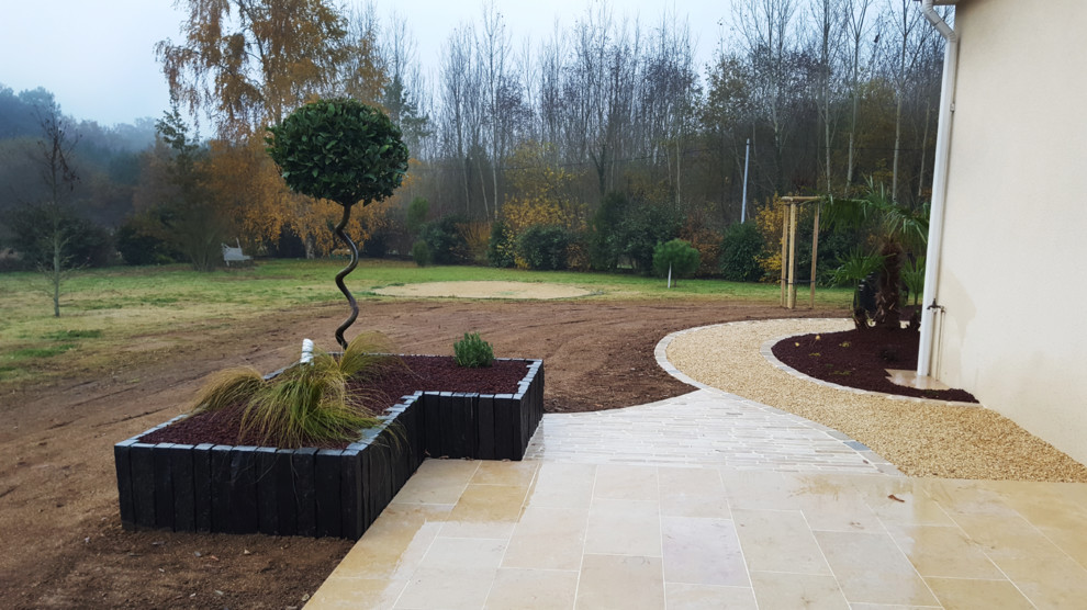 Aménagement d'un jardin avec 3 terrasses - Modern - Landscape - Angers ...