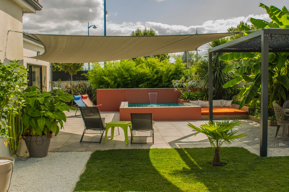 Création d'un jardin exotique avec micro piscine - Tropical - Landscape ...