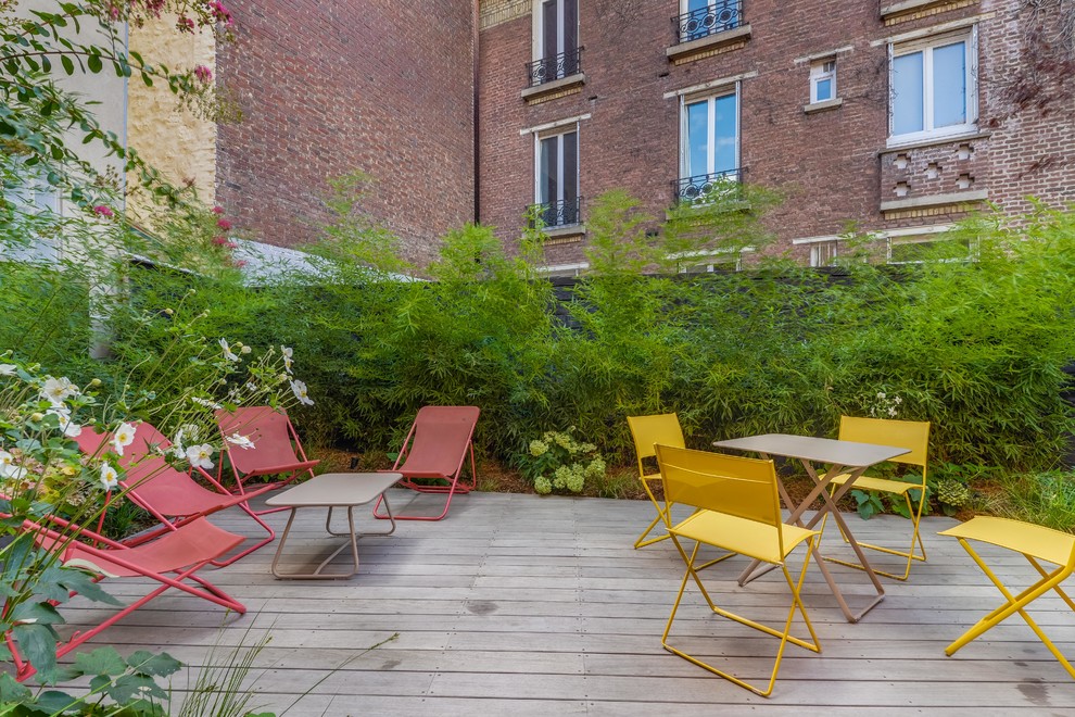 Espace de vie du jardin - Contemporary - Landscape - Paris - by ...