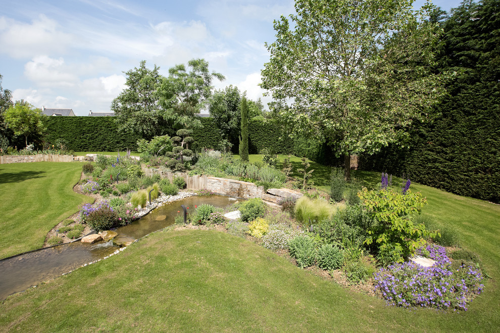 Jardin zen & floral - Farmhouse - Landscape - Angers - by Serrault ...