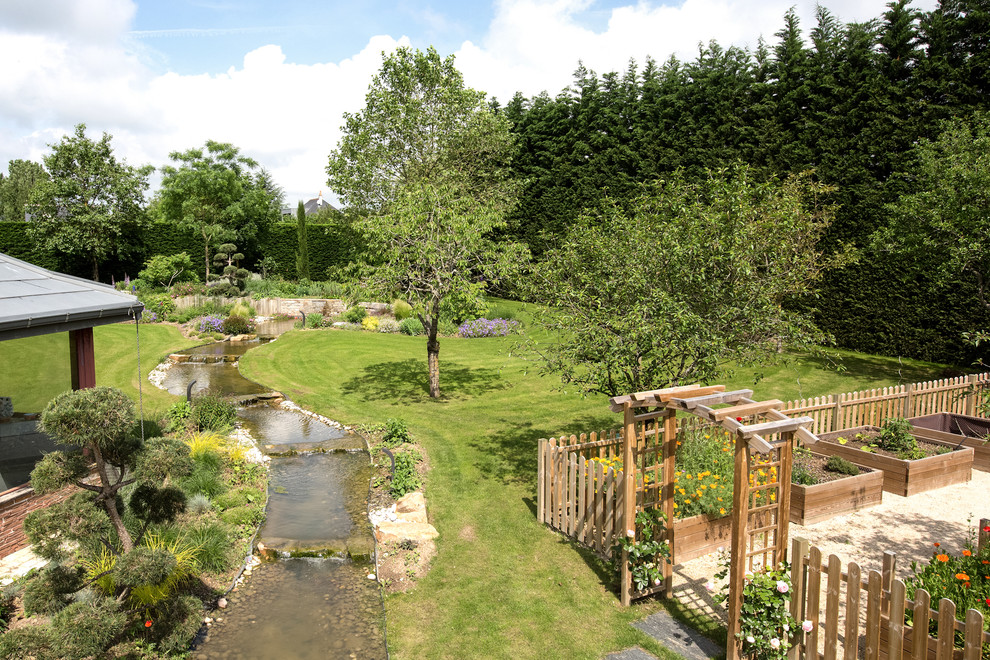 Jardin zen & floral - Asian - Landscape - Angers - by Serrault Jardins ...
