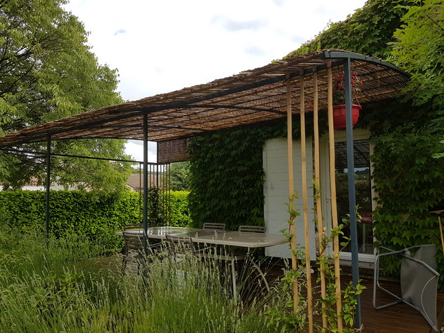 pergola fer forgé - Mediterranean - Garden - Montpellier - by ...