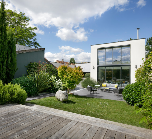 UN JARDIN PERSPECTIVE - Contemporain - Jardin - Paris - par AGENCE ...