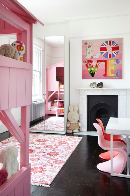 Girls bedroom - Eclectic - Kids - London - by Dyer Grimes Architecture ...