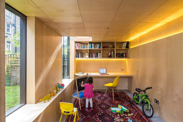 Shadow Shed - Contemporain - Chambre d'Enfant - Londres - par Neil Dusheiko Architects | Houzz