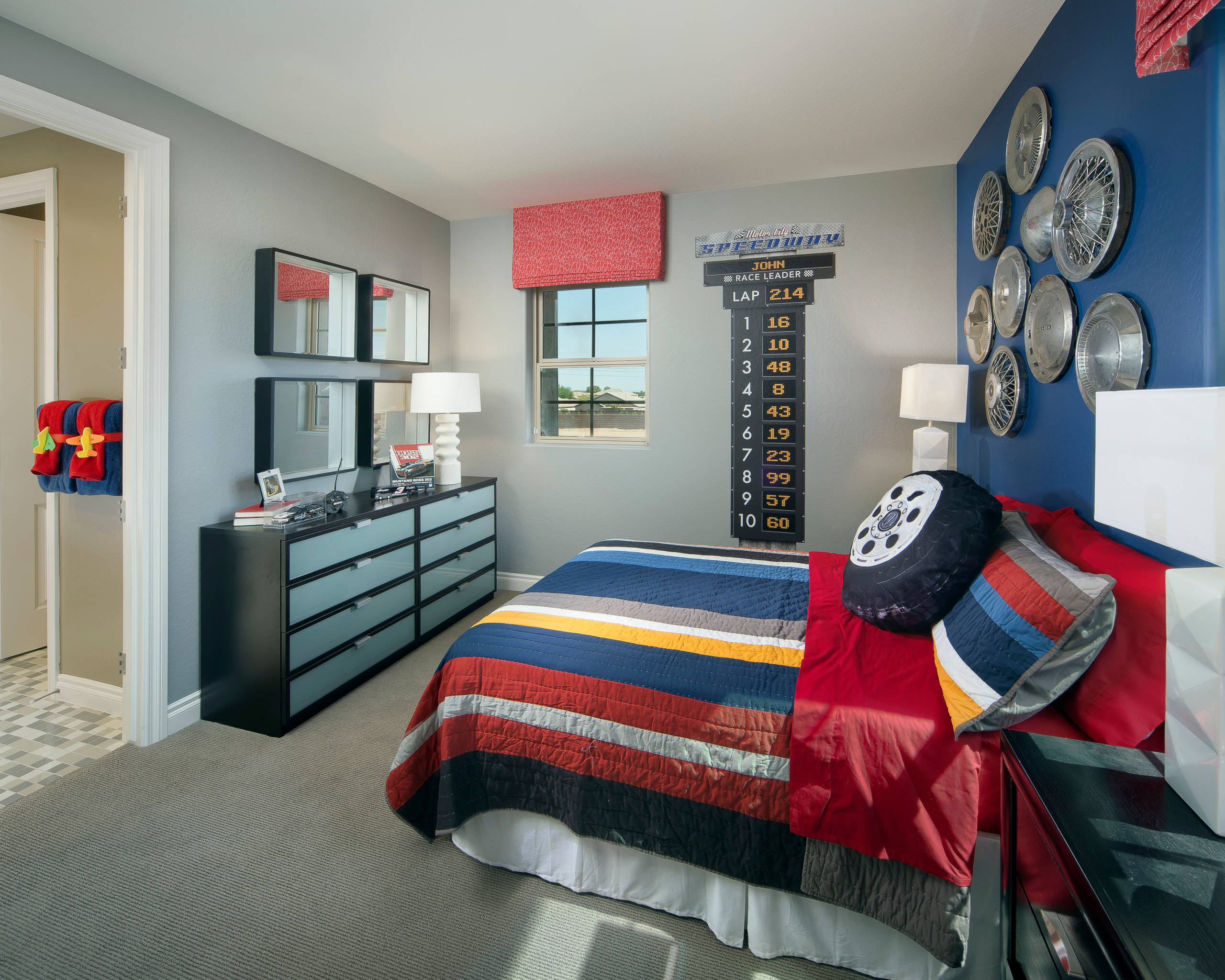 Racing car bedroom accessories store